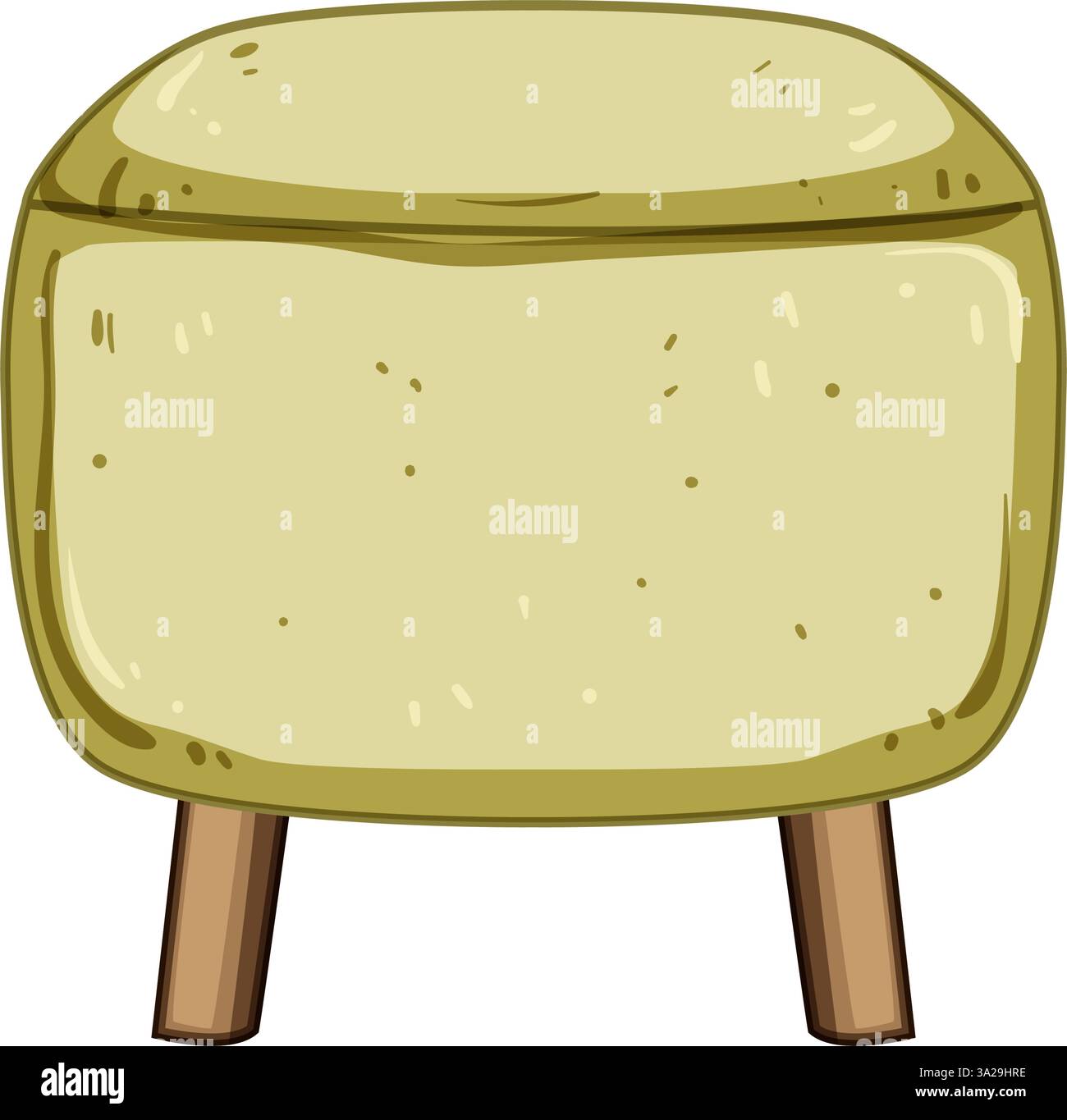 comfort pouf cartoon vector illustration Stock Vector Image & Art - Alamy