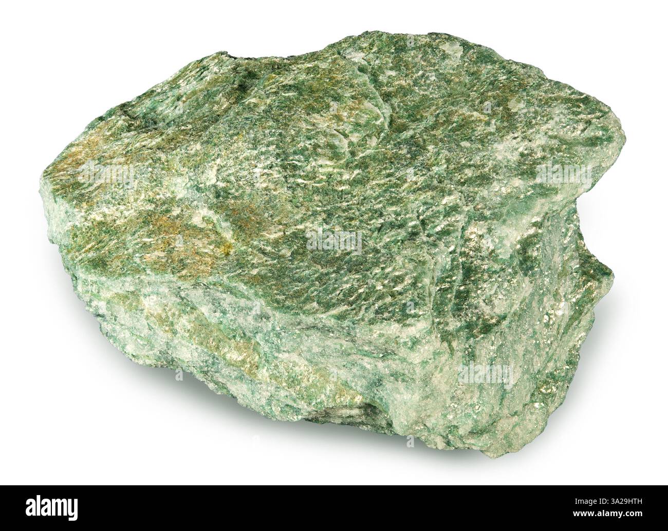Fuchsite (Green mica schist), Metamorphic rock, India Stock Photo - Alamy
