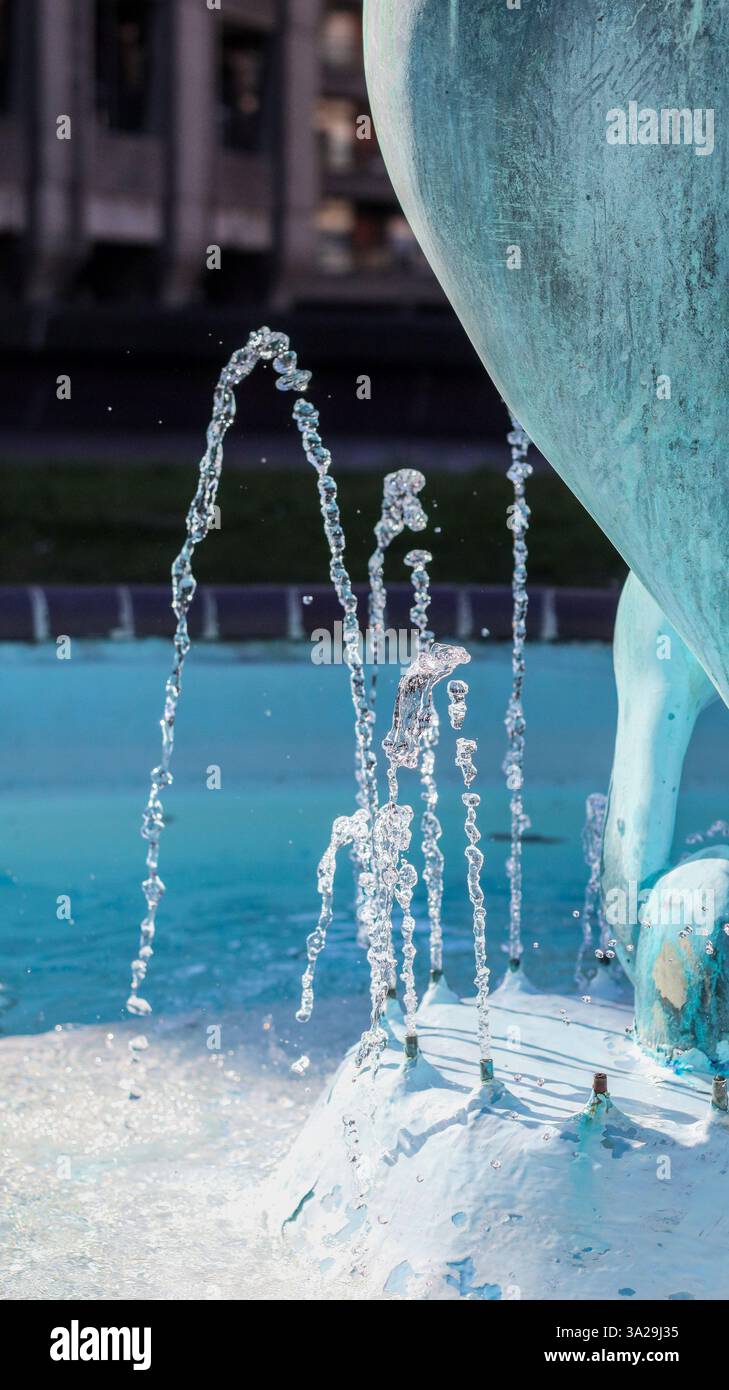 Water spurting from a fountain Stock Photo - Alamy