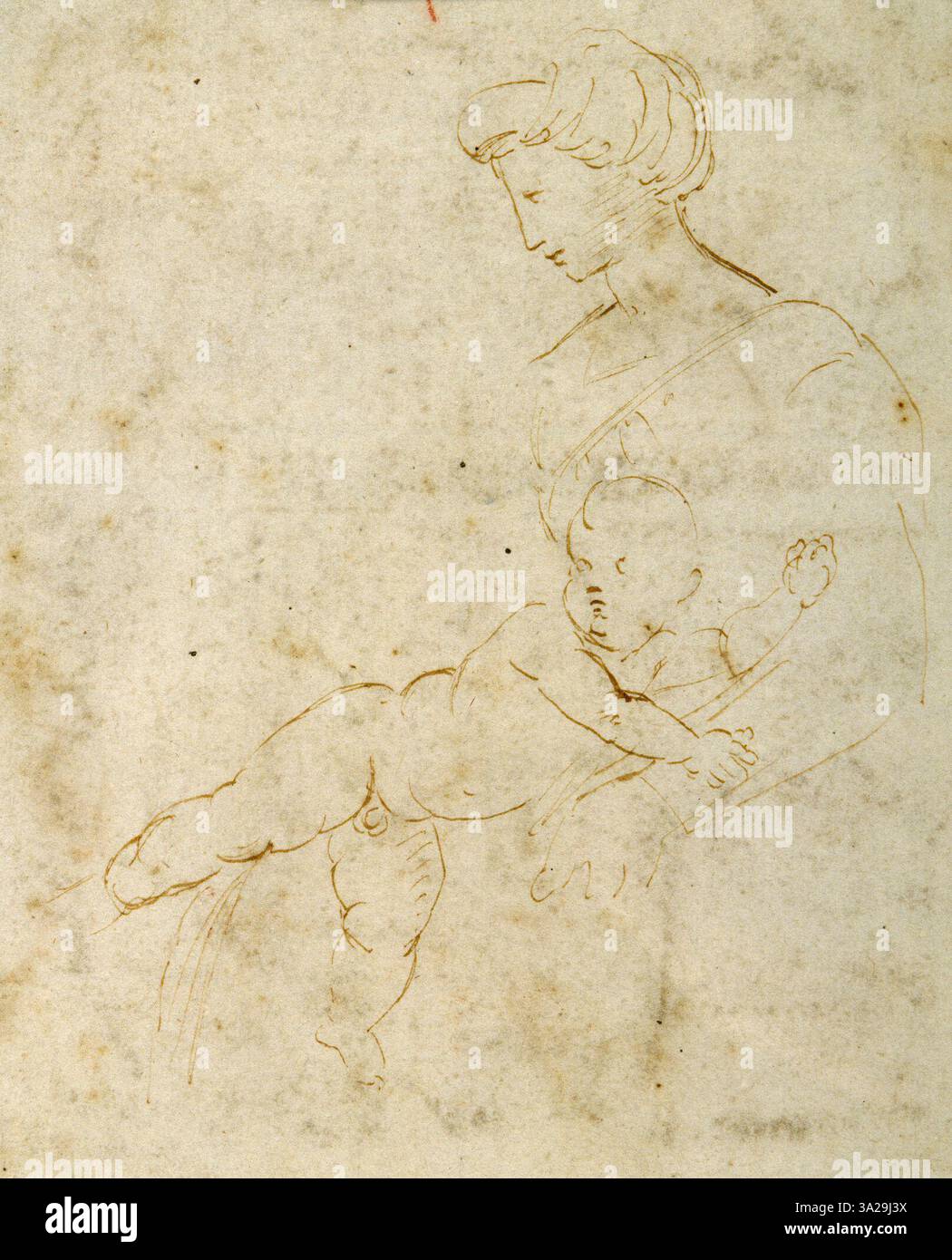 Raphael’s 'Madonna and Child', inspired by Michelangelo, showcases the ...