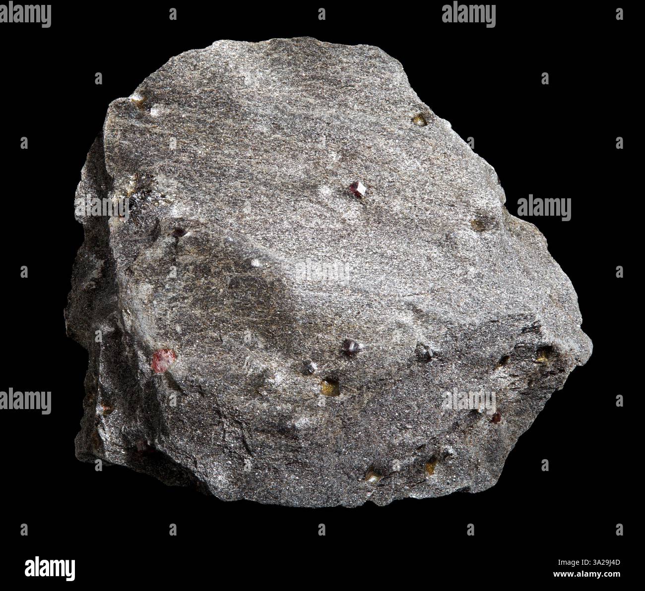 Garnet Schist (Metamorphic Rock Stock Photo - Alamy