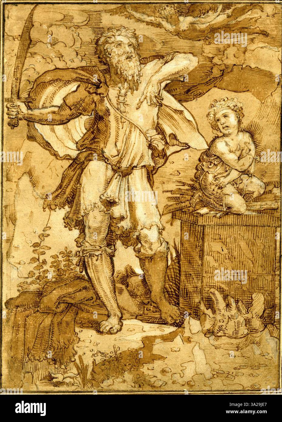 This after-work by Beccafumi depicts the biblical story of the ...