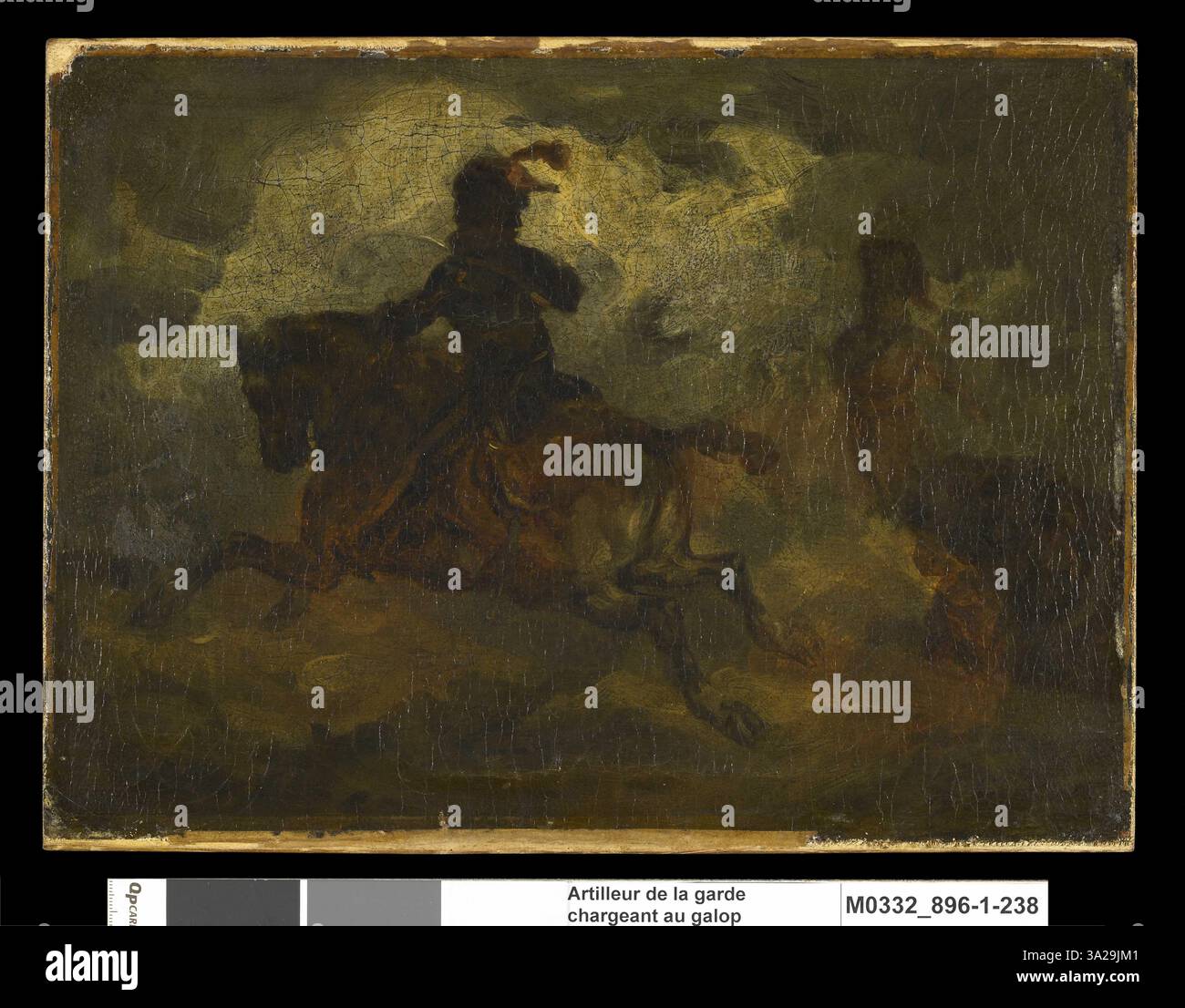 This work by Géricault depicts a cavalry soldier charging at full ...