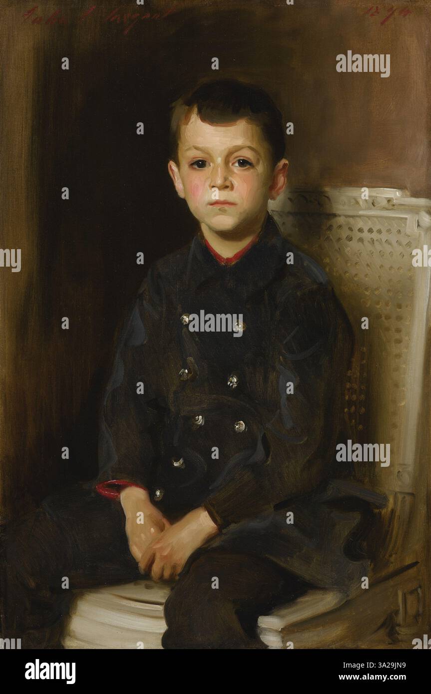In this portrait, John Singer Sargent depicts Lancelot Allen with ...