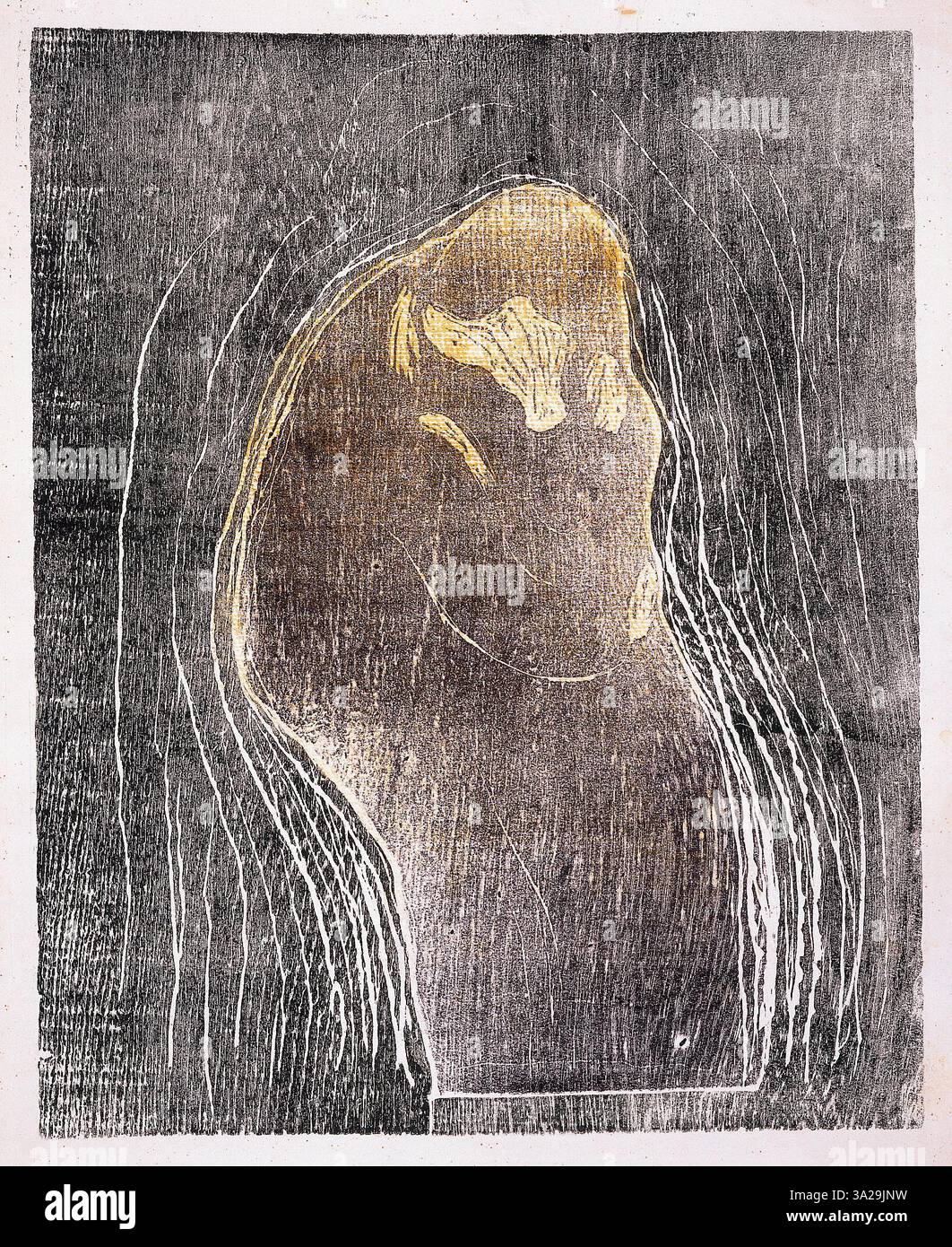 In 'The Kiss III,' Edvard Munch explores the intersection of passion ...