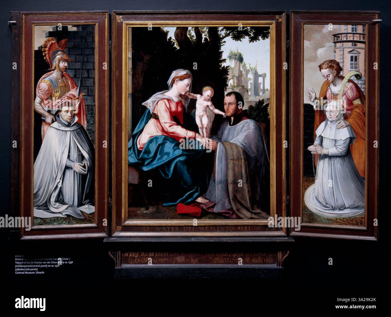 This altarpiece from the workshop of Jan van Scorel, created between ...