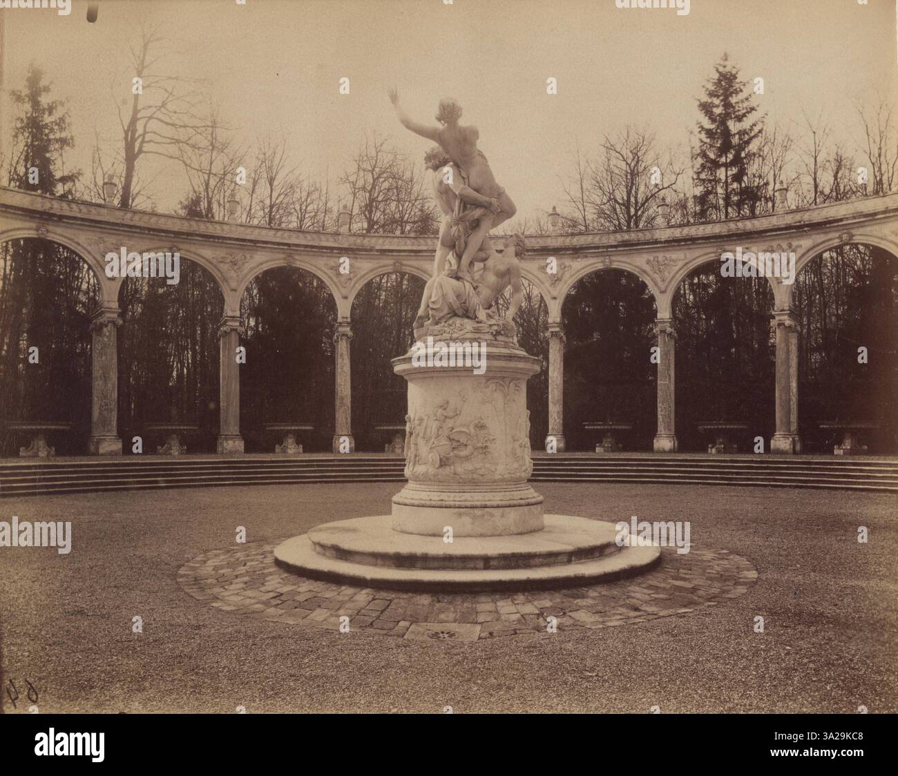 This photograph of the Grove of the Colonnade at Versailles captures ...
