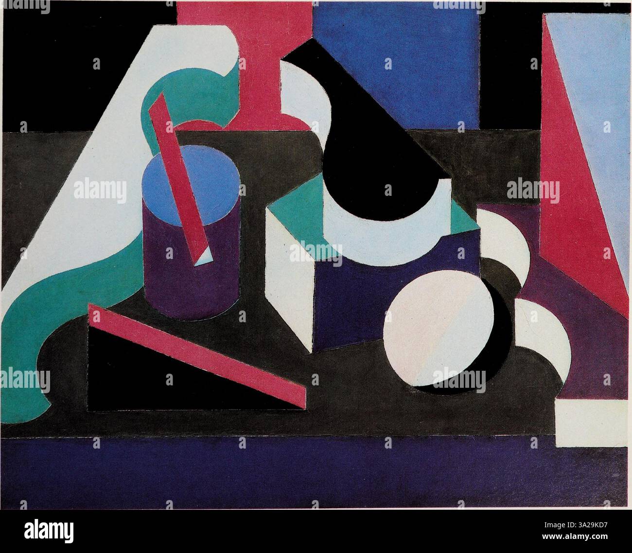 'Agee and Rose, D02' by Patrick Henry Bruce presents a bold abstract ...