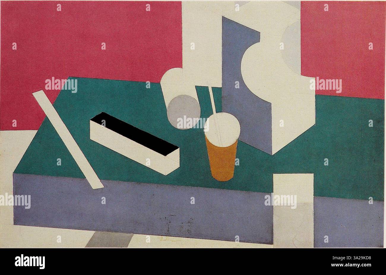 In this artwork by Patrick Henry Bruce, the artist focuses on geometric ...