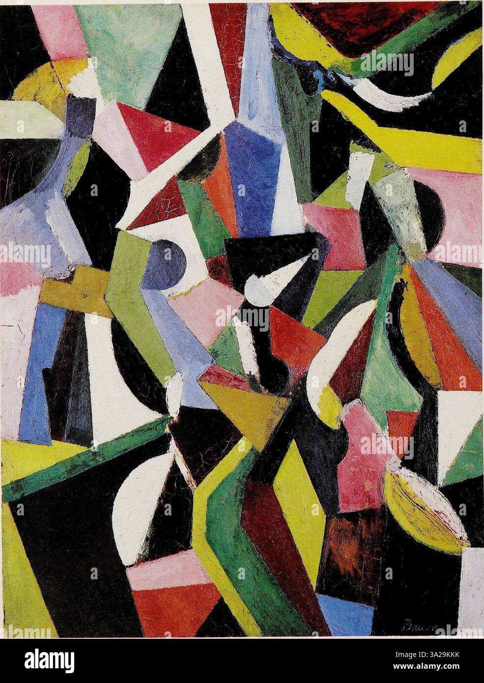 'Agee and Rose, C11' by Patrick Henry Bruce utilizes structured ...