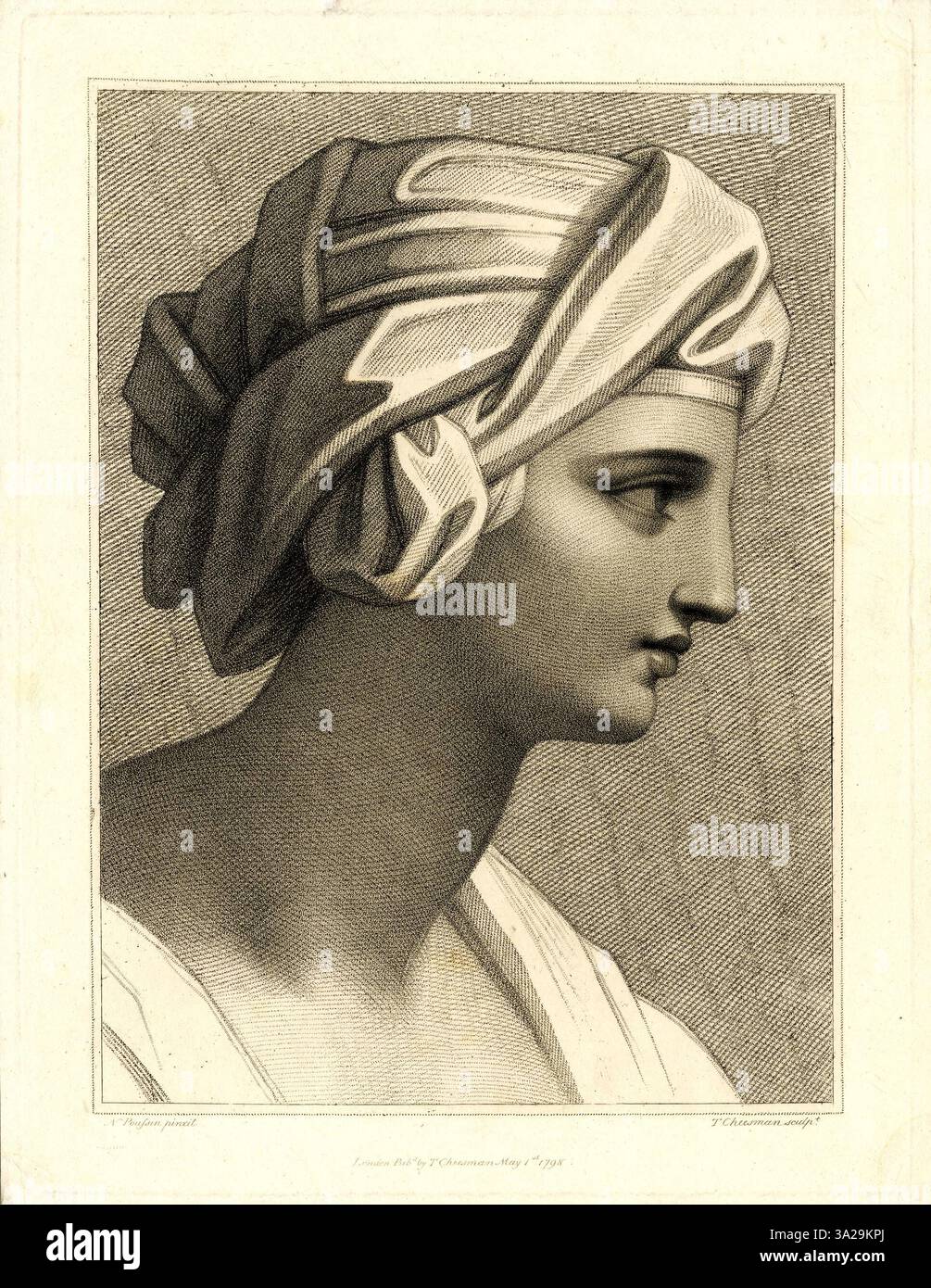 A 1953 engraving by Thomas Cheesman based on Nicolas Poussin’s work ...