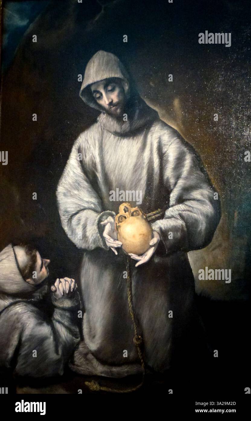 El Greco’s depiction of Saint Francis of Assisi from Lugo, Galicia ...