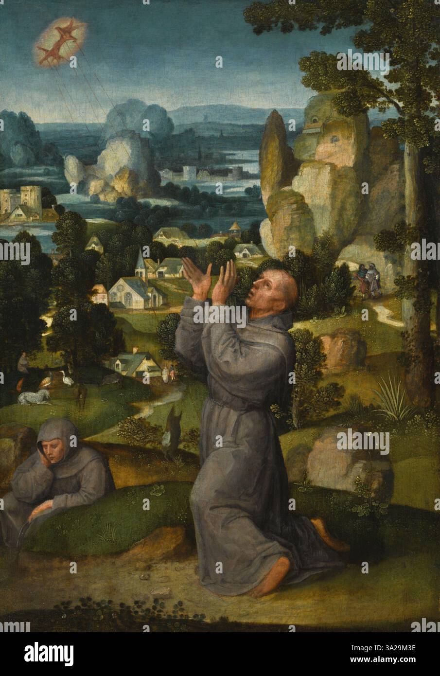 Adriaen Isenbrandt’s depiction of The Stigmatisation of Saint Francis ...