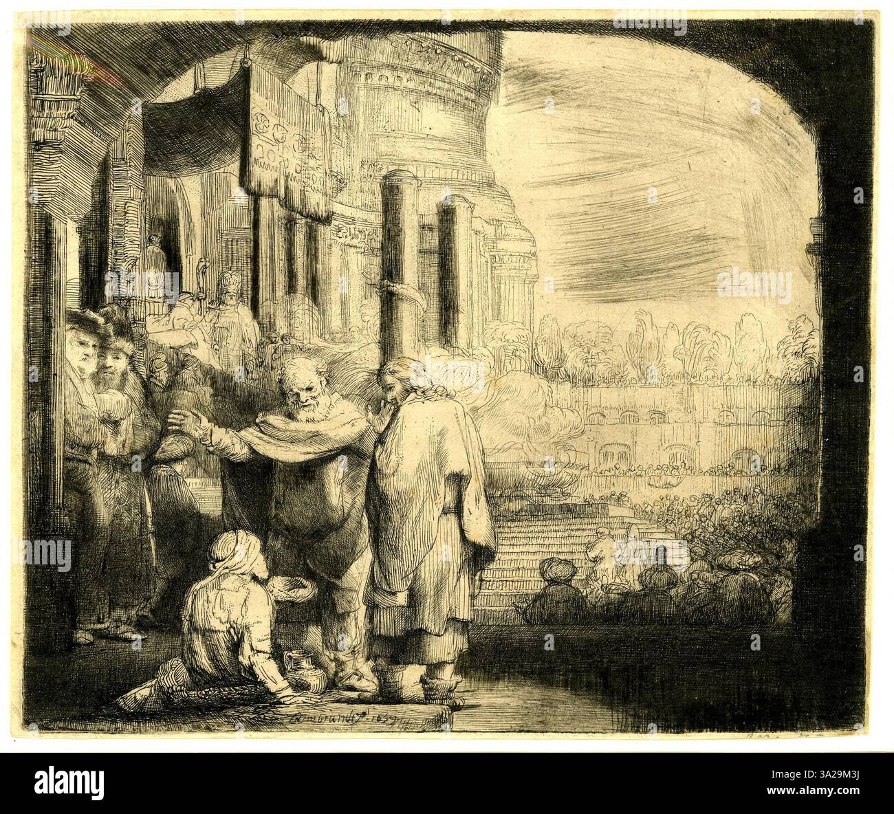 This 1848 etching by Rembrandt, cataloged in the White & Boon critical ...