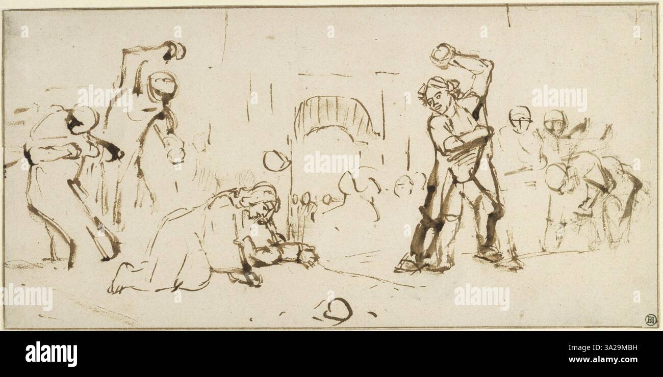 This dramatic depiction of the stoning of Saint Stephen captures the ...