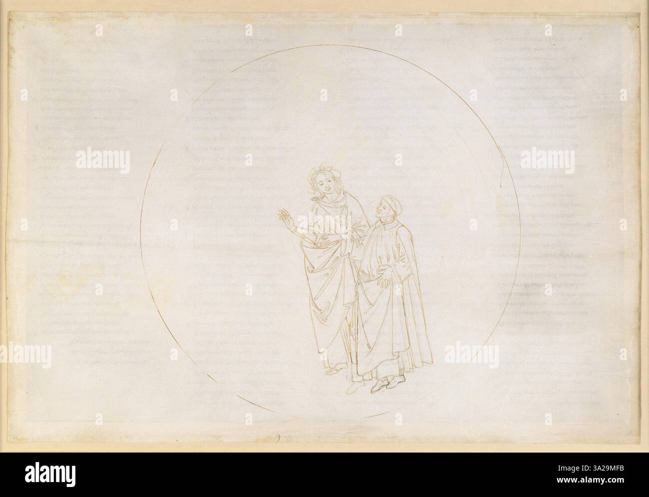 'Paradiso 9' portrays a radiant scene of celestial figures in a ...