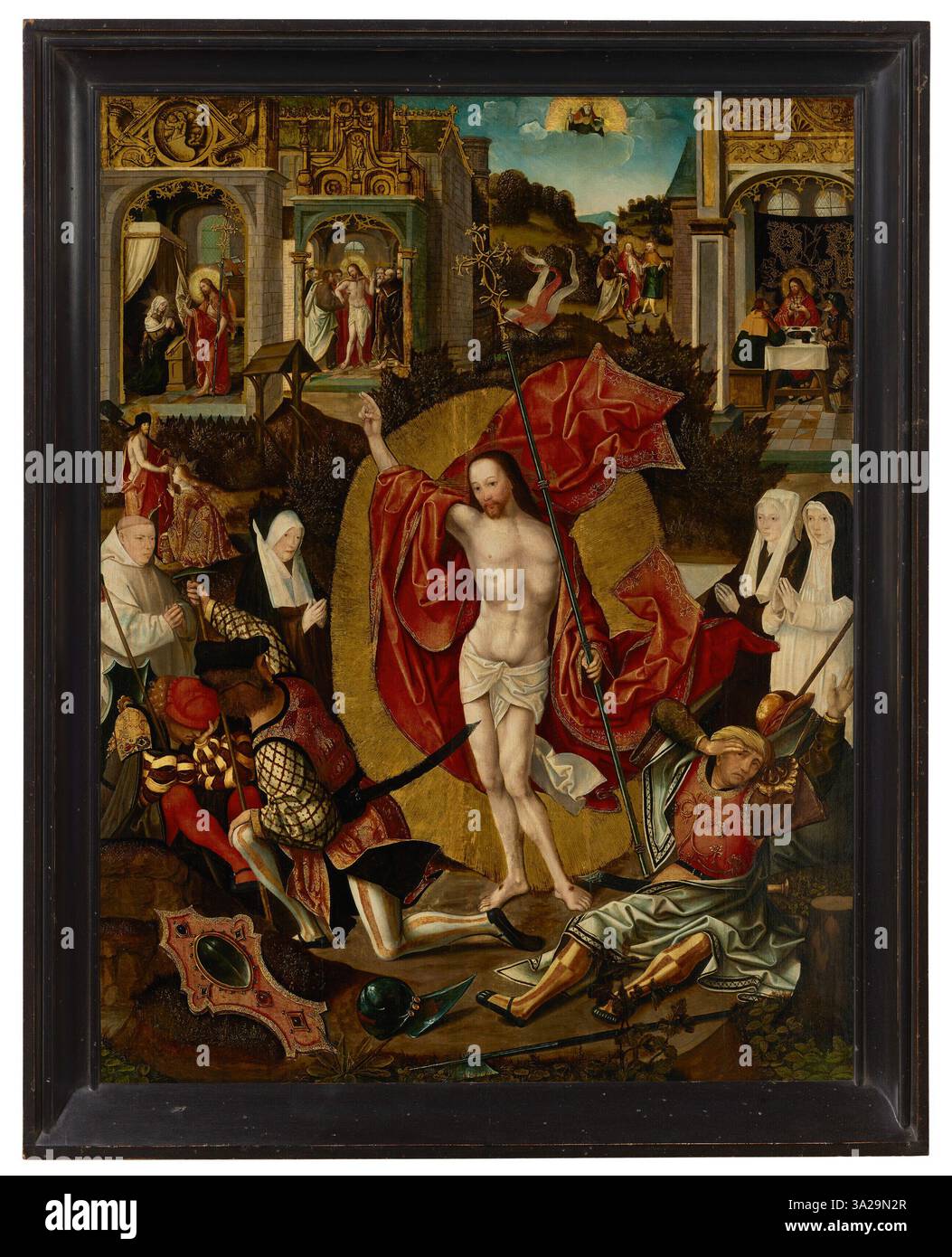 This depiction of the Resurrection by Jacob Cornelisz van Oostsanen captures the moment of ...