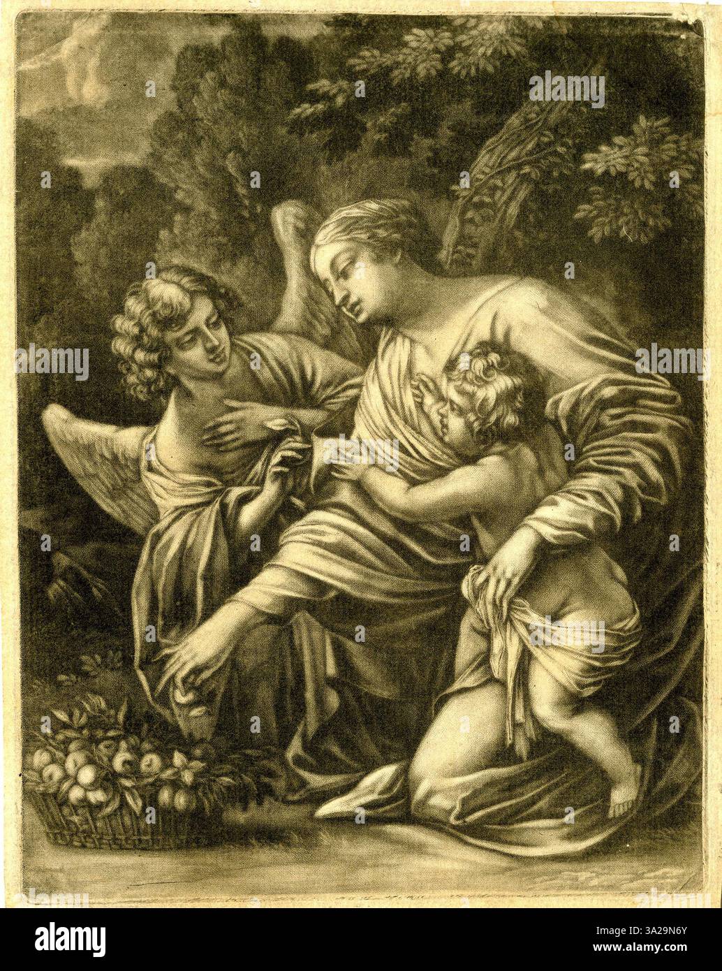 Bernard Lens II’s artwork shows the Virgin Mary kneeling with the ...