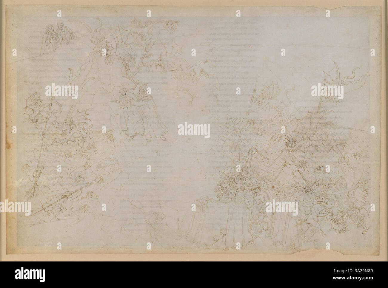 In Botticelli’s 'Inferno 21,' another layer of Dante’s hell is depicted ...