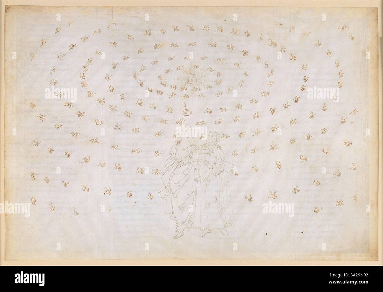 In 'Paradiso 24,' Botticelli presents a harmonious scene from Dante’s ...