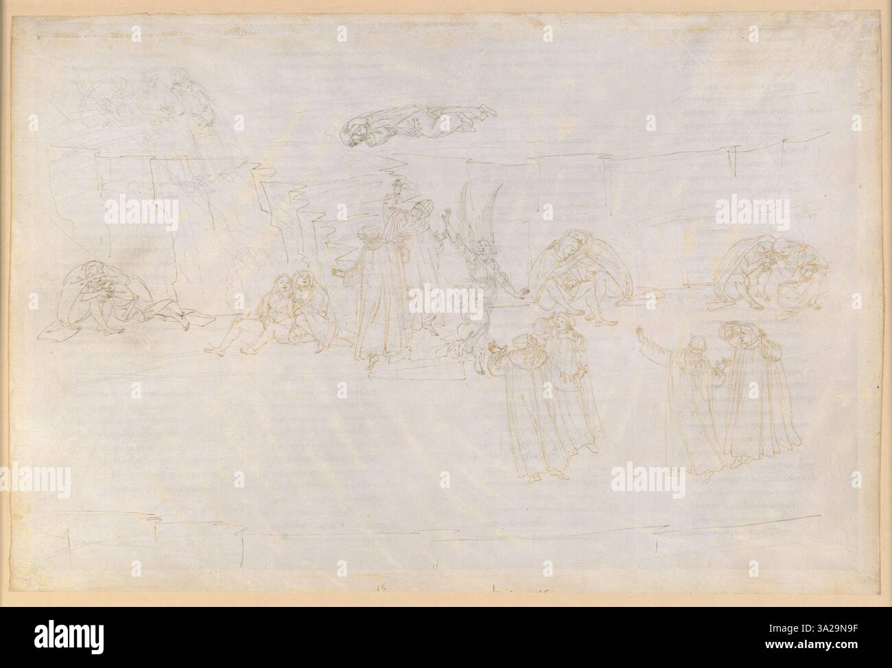 Botticelli’s 'Purgatorio 15' illustration for Dante’s 'Divina Commedia ...