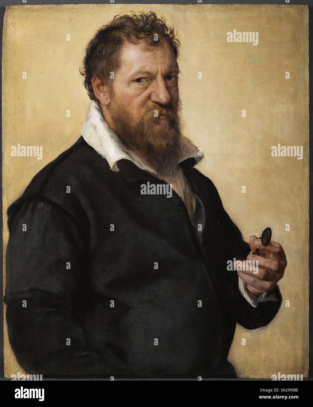 This portrait of Lambert Lombard from the 16th century depicts the ...