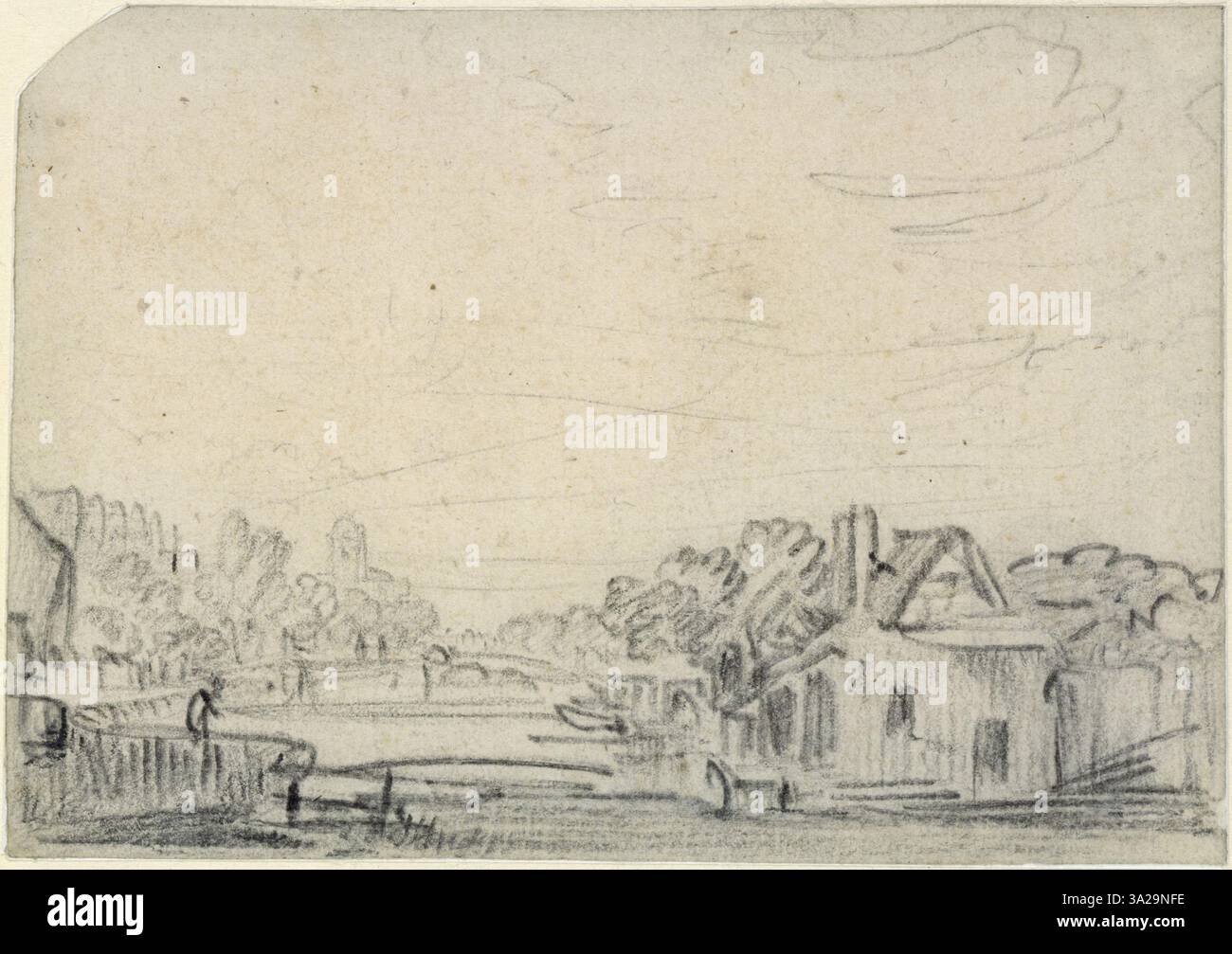 This view depicts the Oude Schans canal with the Montelbaanstoren tower ...