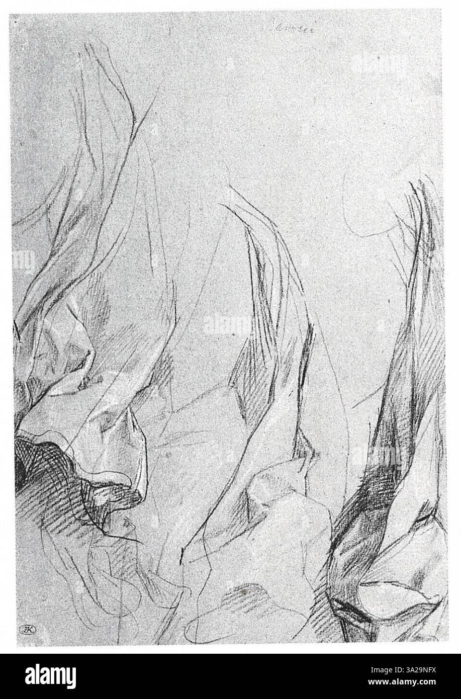 This drapery study by Federico Barocci showcases his expertise in ...