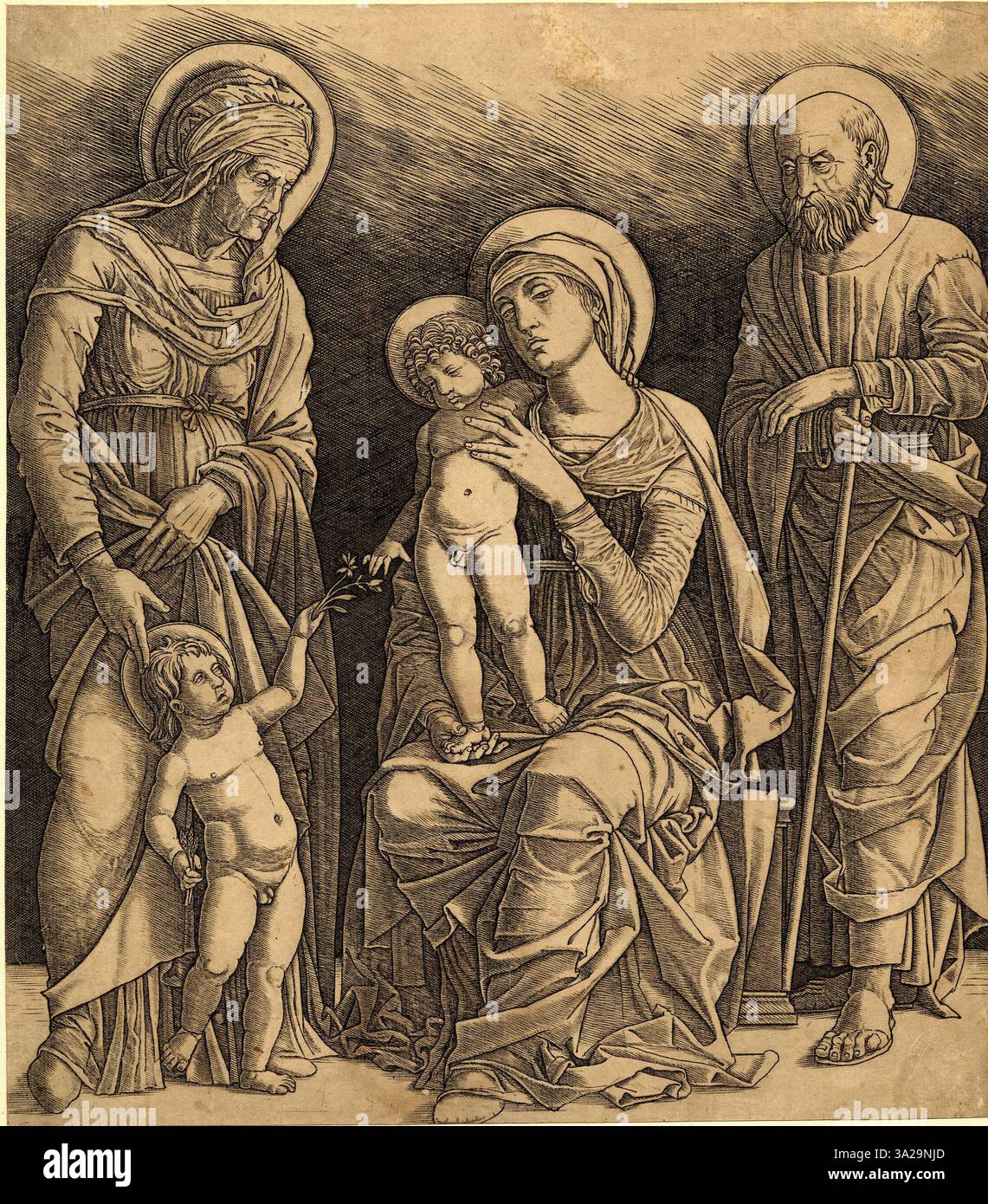 Giovanni Antonio da Brescia’s 'The Holy Family with St Anne and the ...