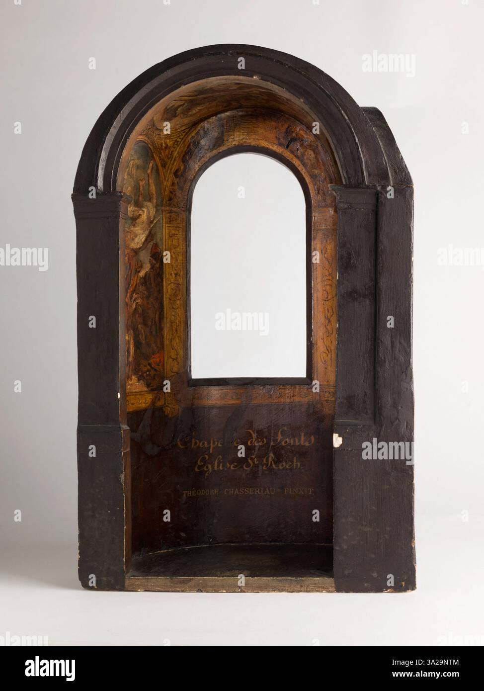 This model for the baptismal font chapel at Saint-Roch Church showcases ...