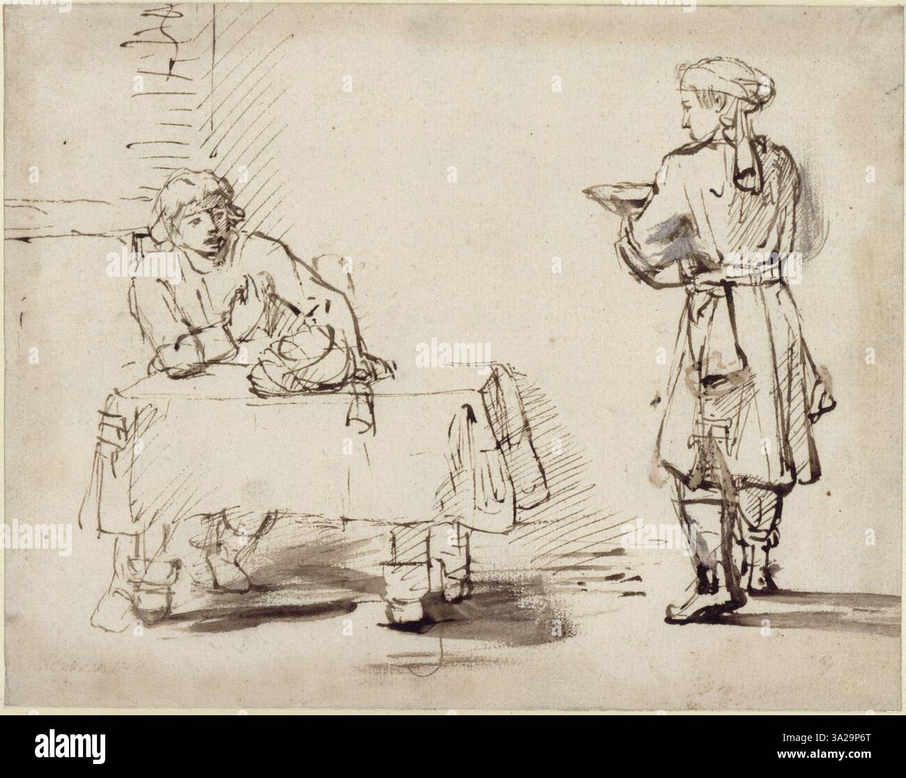 This painting depicts the moment when Esau sells his birthright to ...