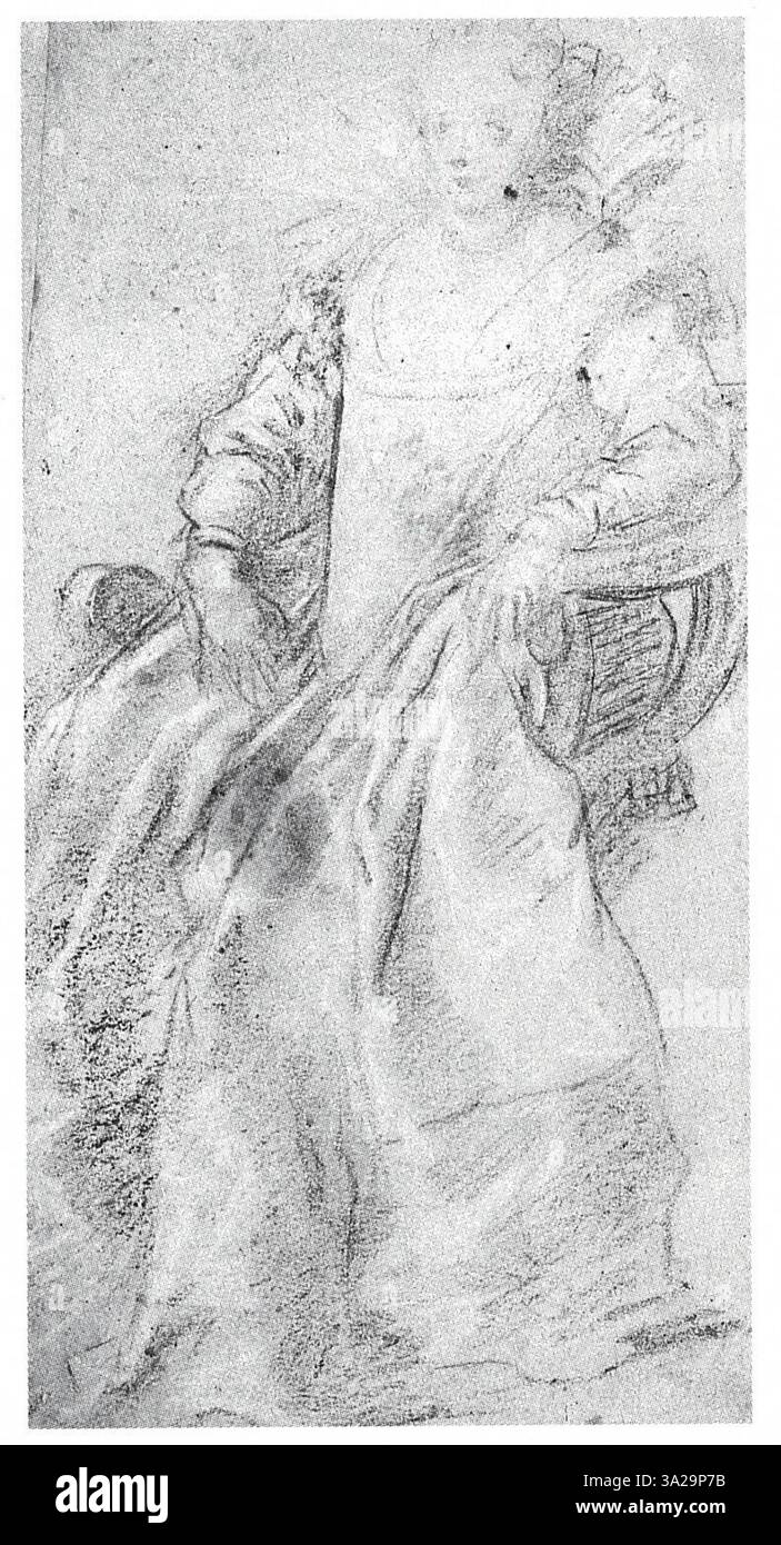 This study, previously attributed to Veronese, depicts a lady seated on ...