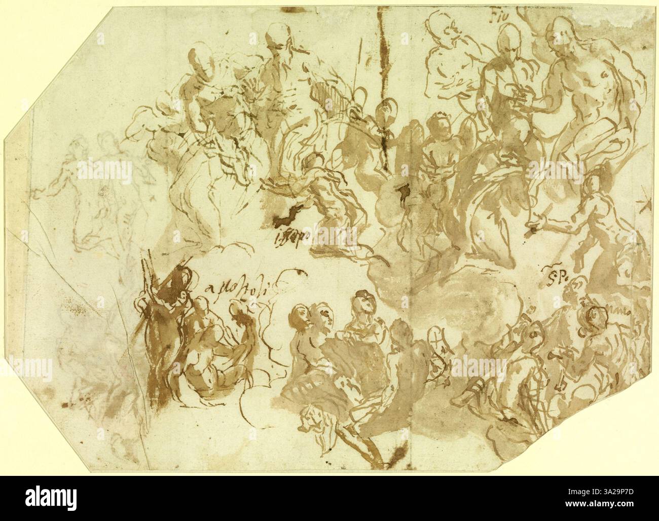 This study by Veronese depicts the Paradise with the Coronation of the ...