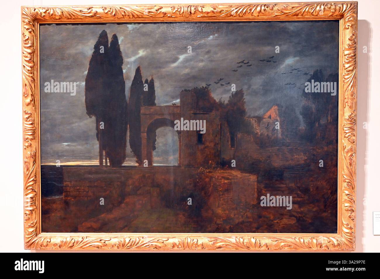 ‘Ruine einer Villa am Meer’ (Ruin of a Villa near the Sea) by Arnold ...