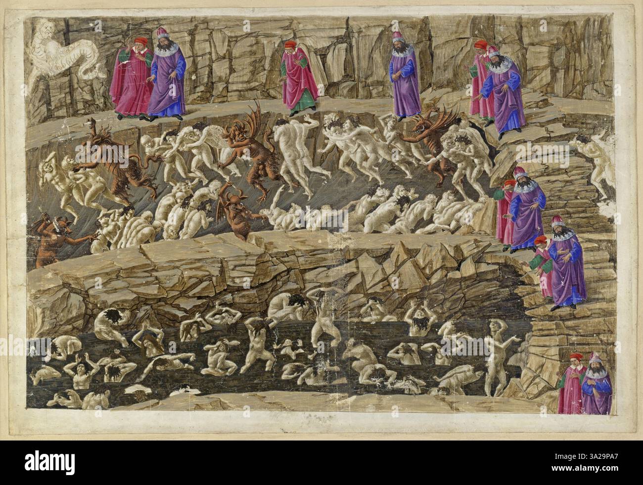 This illustration from Botticelli’s series on Dante's 'Divina Commedia ...