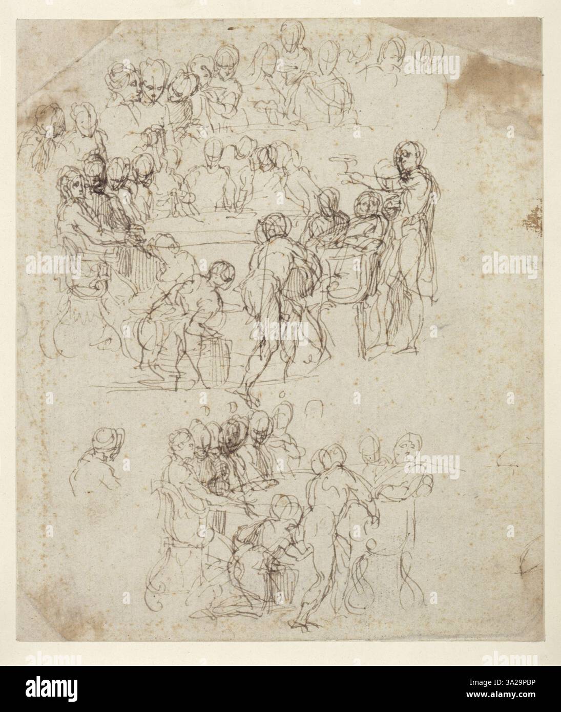 This study by Paolo Veronese depicts the biblical scene of the Wedding ...