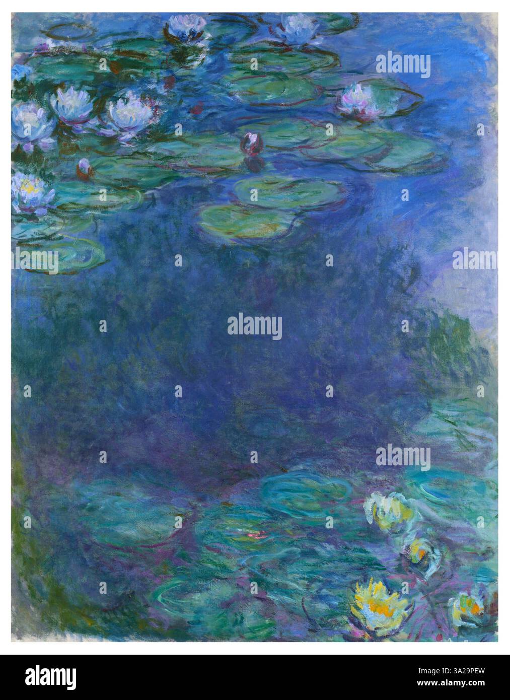 Monet’s 'Nymphéas' series (circa 1914-1917) is an impressionistic ...
