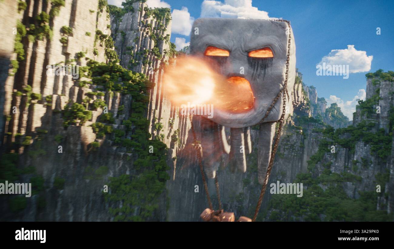 A Minecraft Movie (2025)A GHAST *Filmstill - Editorial Use Only* see ...