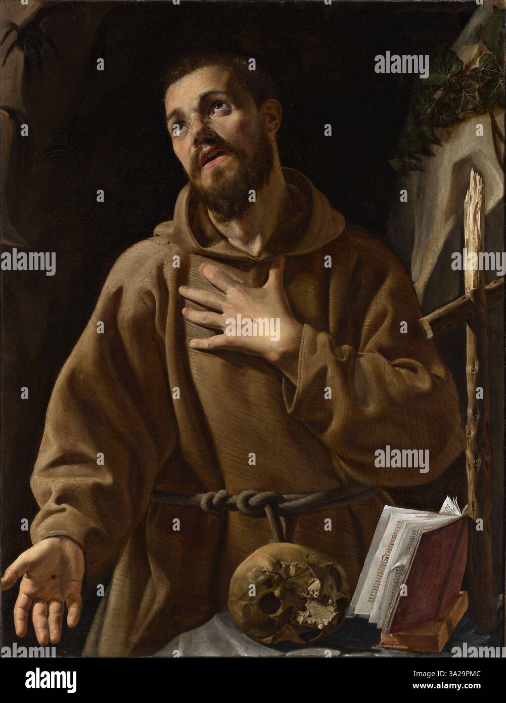 'San Francesco orante' shows Saint Francis in a moment of prayer ...