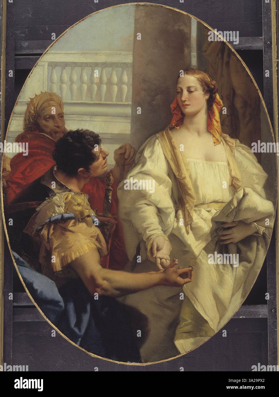 In this work by Giovanni Battista Tiepolo, King Latinus offers his ...