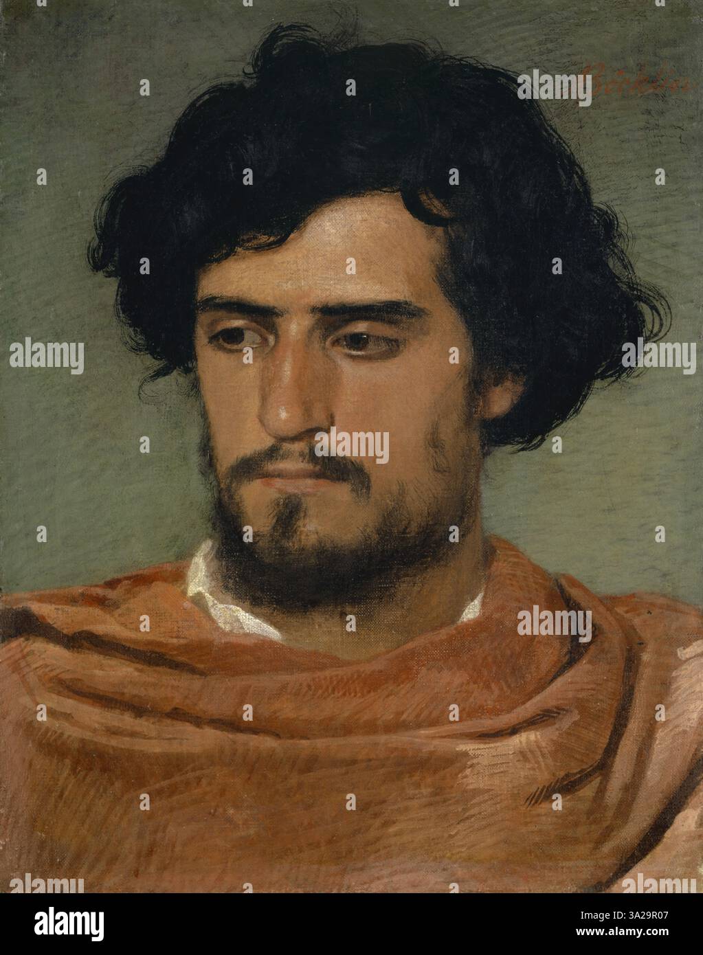 'Head of a Roman' from 1863 is a detailed study of a Roman bust ...