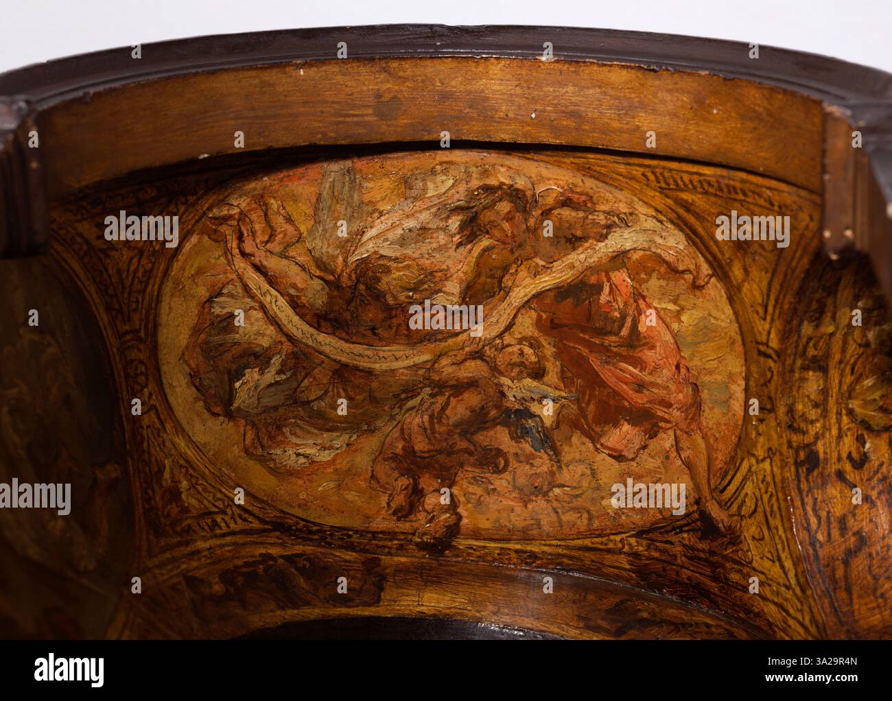 This architectural model demonstrates Chassériau’s design for the ...