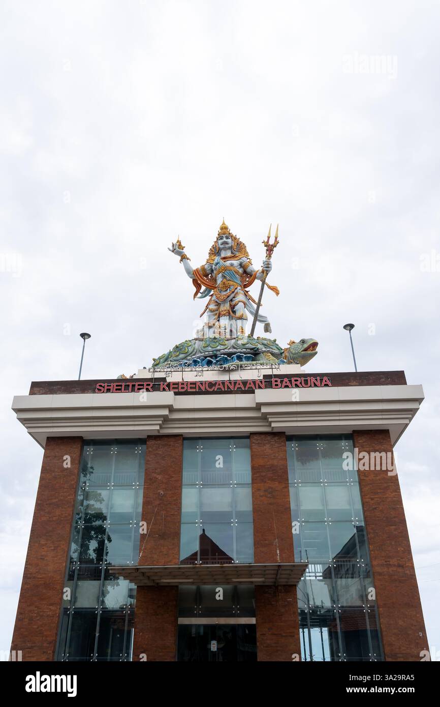 Top of Shelter Kebencanaan Baruna or Baruna Disaster Tsunami Shelter on ...