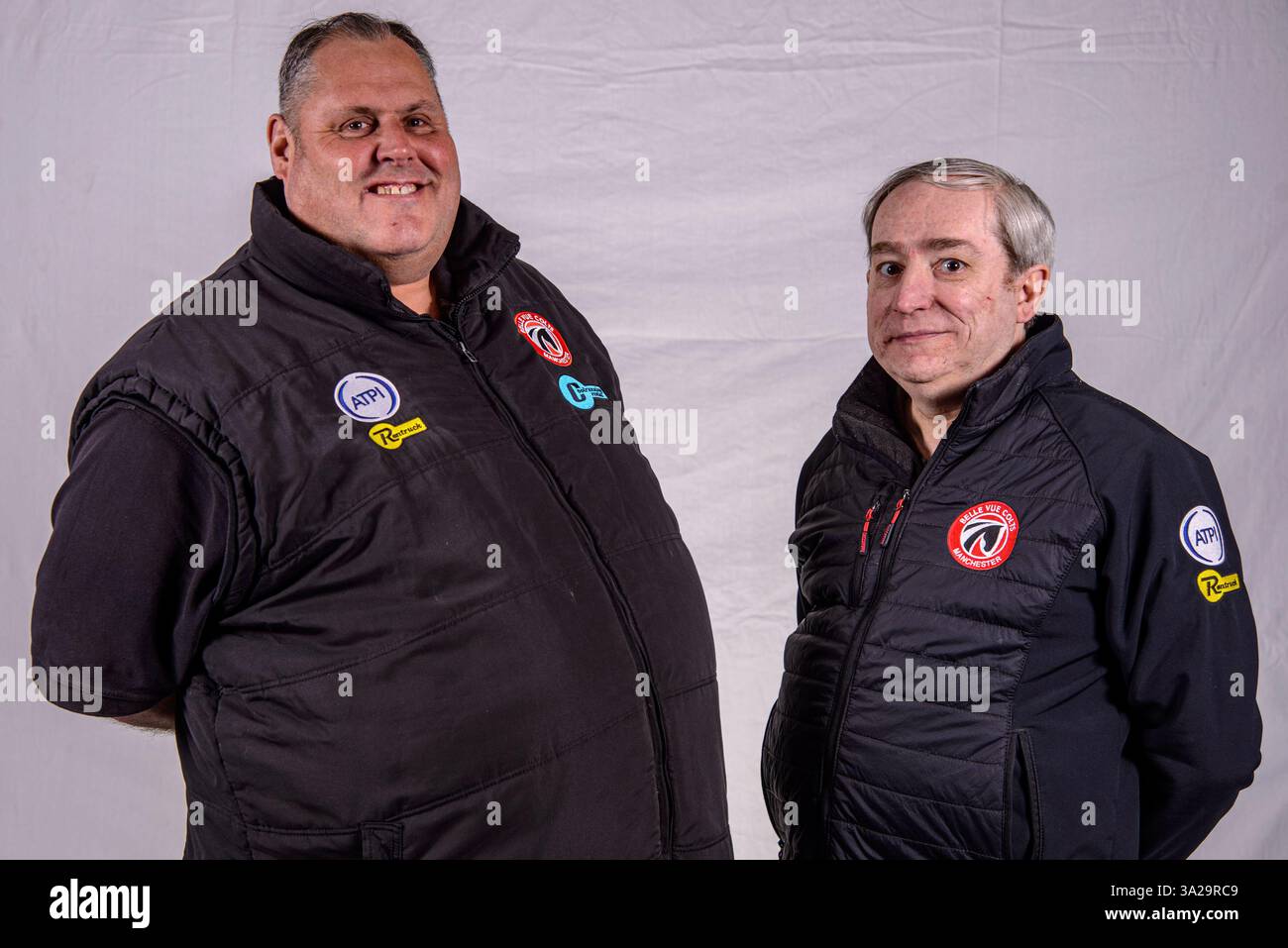 Steve Williams (Left) and Graham Goodwin, Belle Vue Colts Joint Team ...