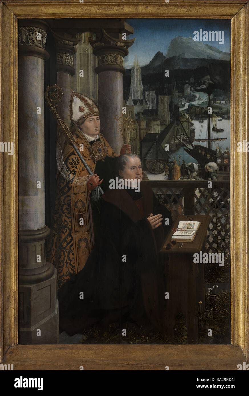 This piece by Jan Provoost, titled 'The Miser and Death,' depicts the ...