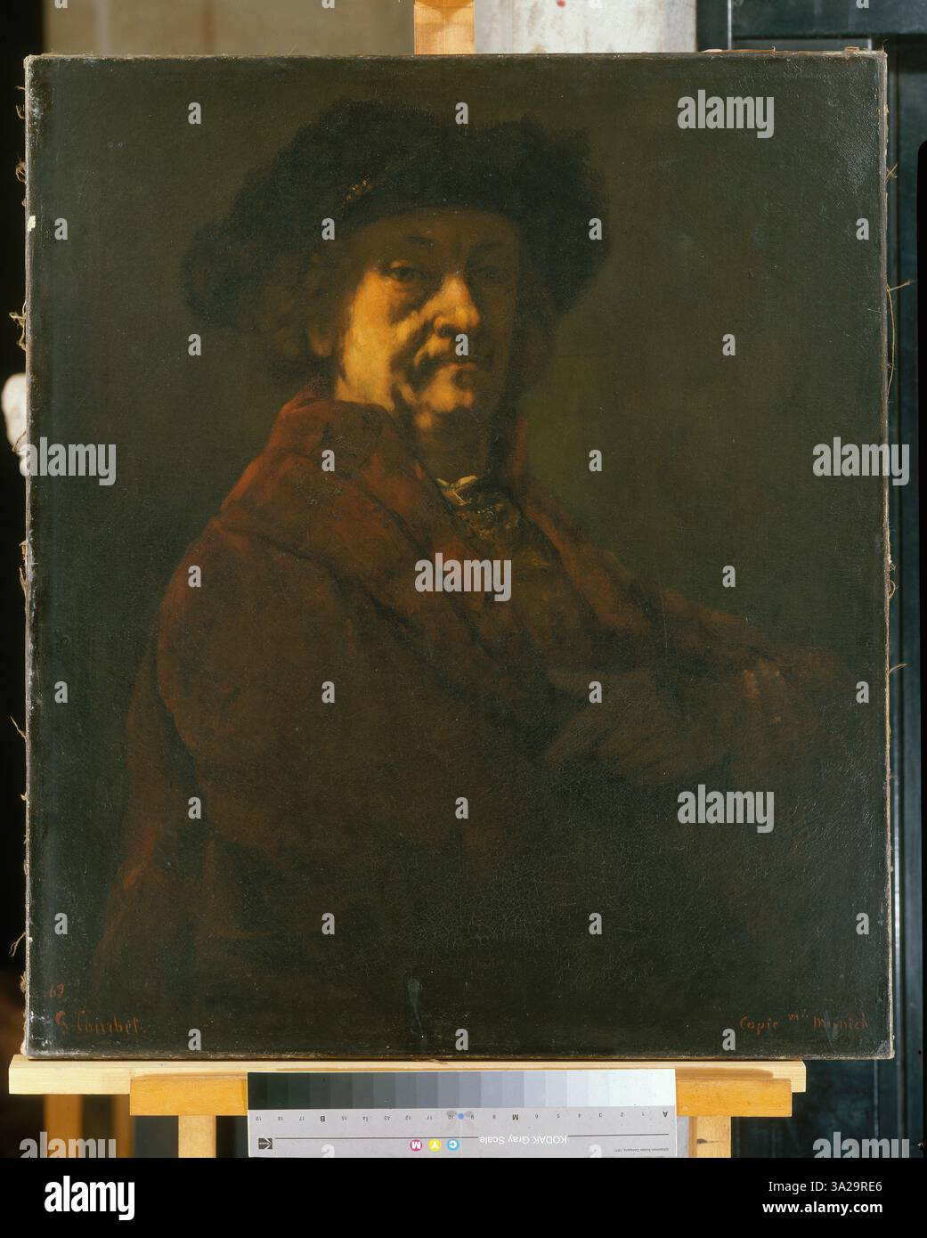 Gustave Courbet’s 'Portrait of Rembrandt' (1869) is a tribute to the ...