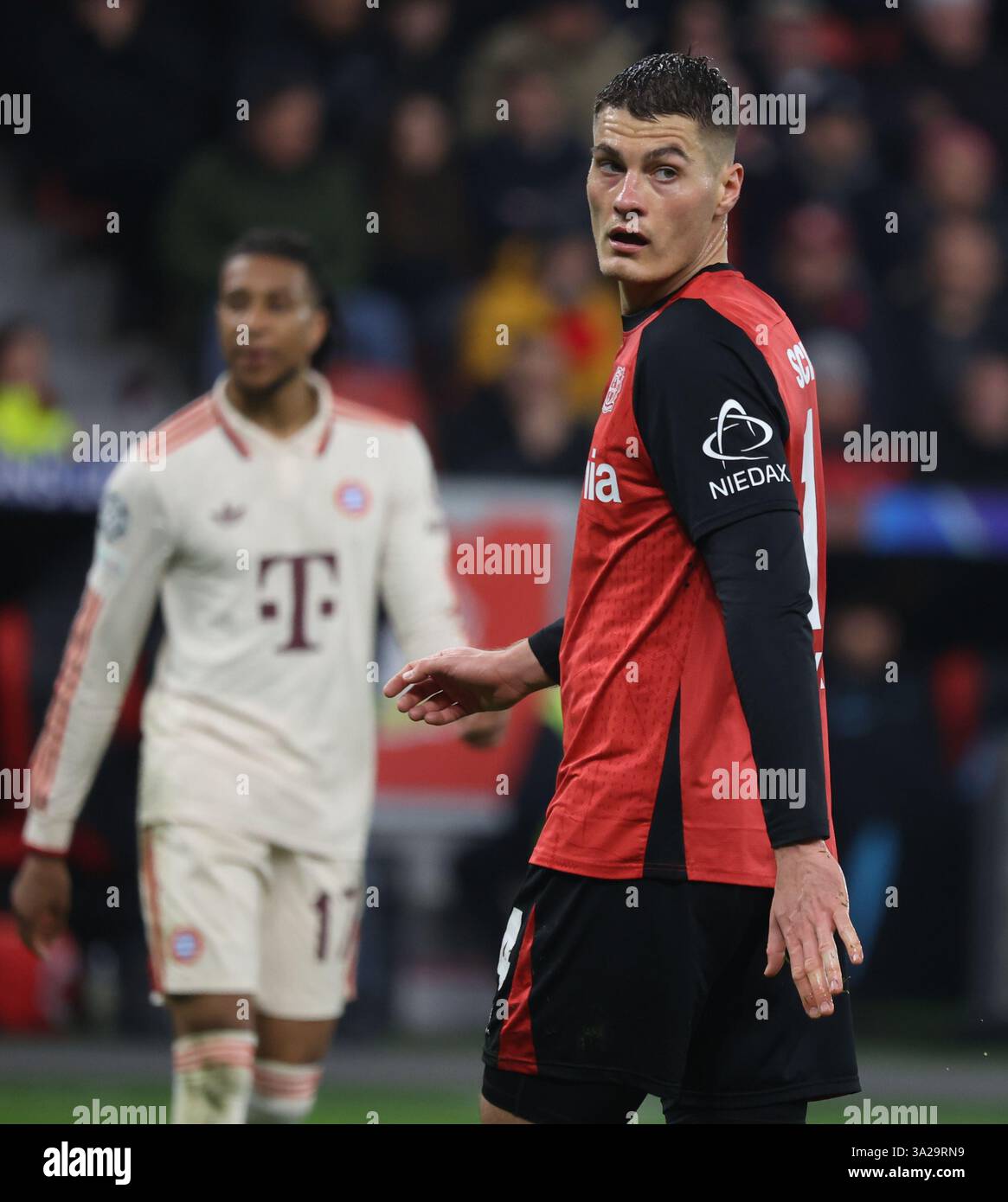 Patrick Schick (Bayer), Champions League, Round of 16 second leg, Bayer ...