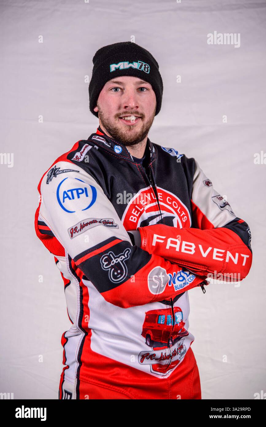 Mason Watson - Belle Vue Colts during the Belle Vue Aces Media Day at ...