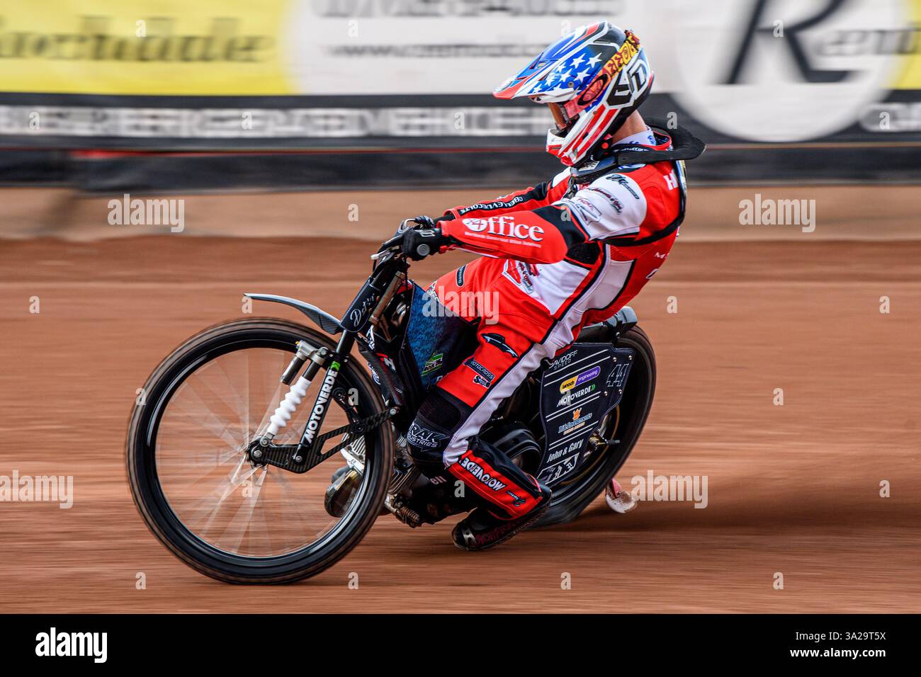 Freddy Hodder in action during the Belle Vue Aces Media Day at the ...