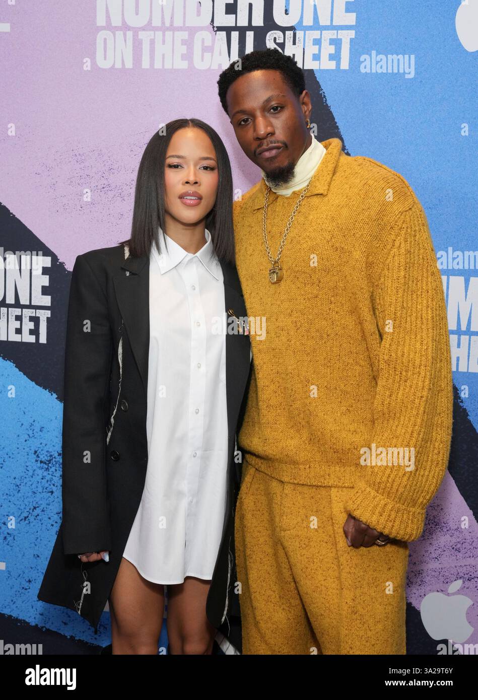 Photo by: zz/Maureen Adarve/STAR MAX/IPx 2025 3/11/25 Serayah and Joey ...